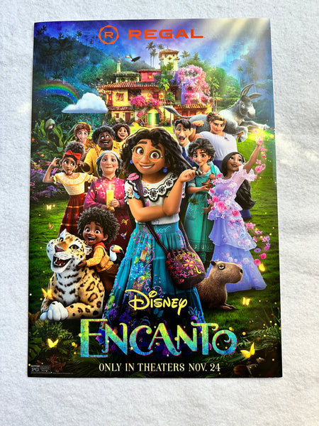 DISNEY'S ENCANTO - 13"x19" D/S Original Promo Movie Poster MINT Regal ...