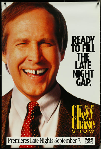 THE CHEVY CHASE SHOW - 27"x40" Original TV Poster One Sheet 1993 Rare ...