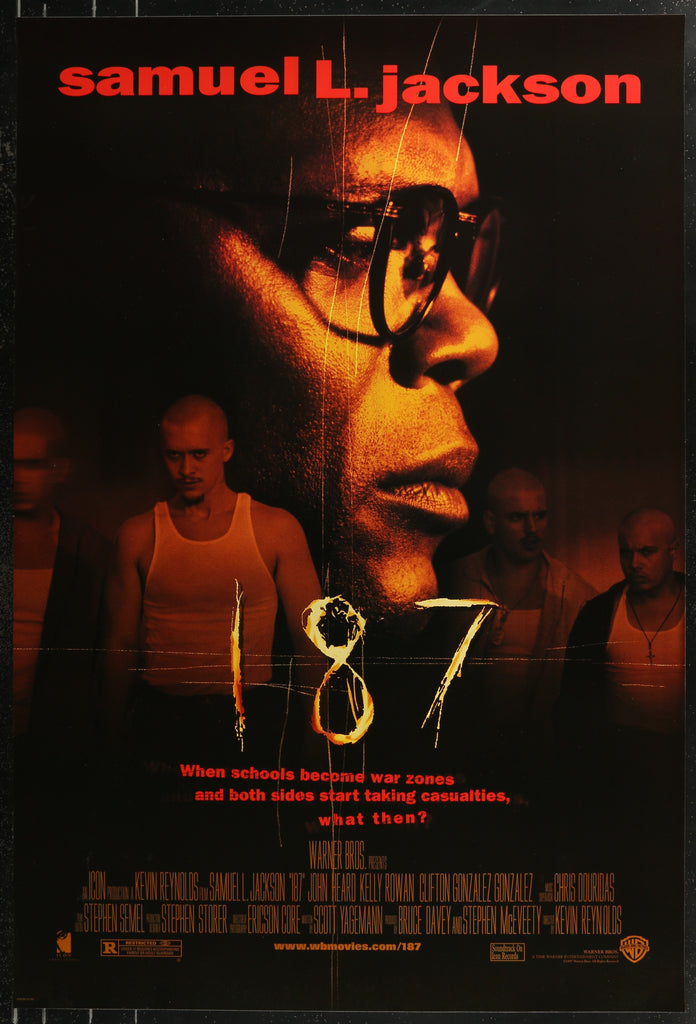 187 - 27"x40" Original Movie Poster One Sheet 1997 Samuel L. Jackson ...