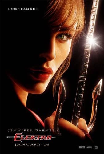 ELEKTRA 13.5"X20" Original Promo Movie Poster Jennifer Garner Marvel ...
