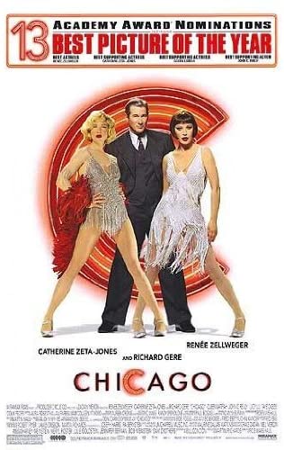 Chicago - 27"X40" Original Movie Poster One Sheet Richard Gere Renee ...