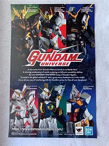 GUNDAM UNIVERSE/GUNPLA 11"x17" Original Promo Movie Poster 2019 Bandai ...