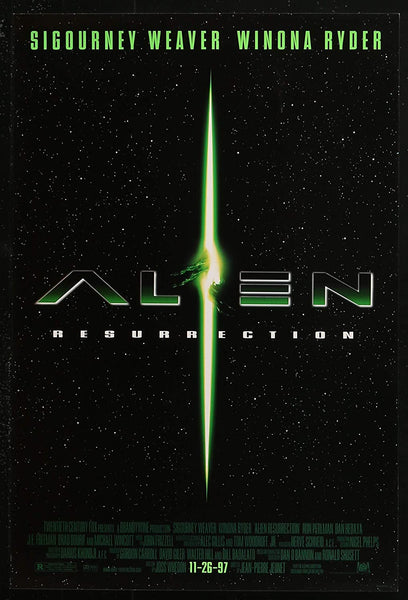ALIEN RESURRECTION - 13"x20" Original Promo Movie Poster 1997 Sigourney ...