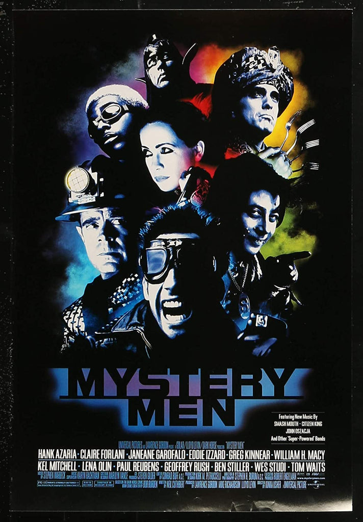 MYSTERY MEN - 11.5"x17" Original Promo Movie Poster 1998 Ben Stiller ...