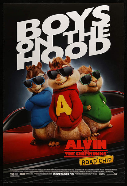ALVIN AND THE CHIPMUNKS: THE ROAD CHIP 27x40 D/S Original Movie Poster ...