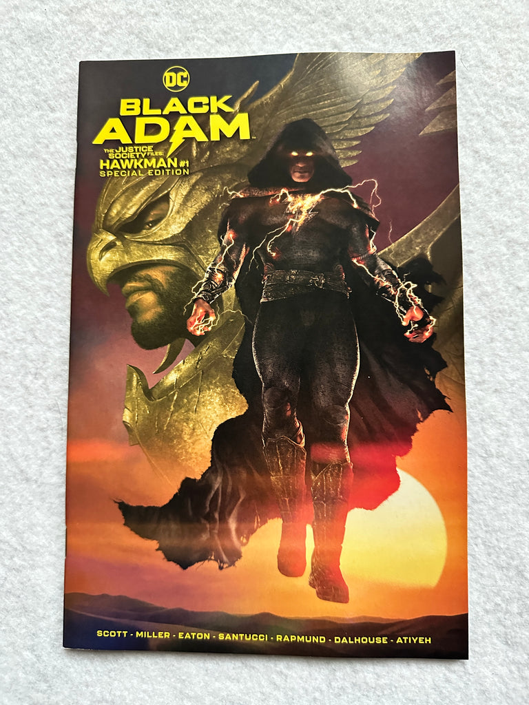 BLACK ADAM - Original Movie Comic Book DC Dwayne The Rock Johnson | The ...