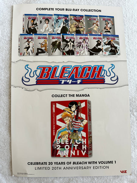 BLEACH - 12"X18" D/S Original TV Poster MINT 2022 NYCC Viz Media | The ...