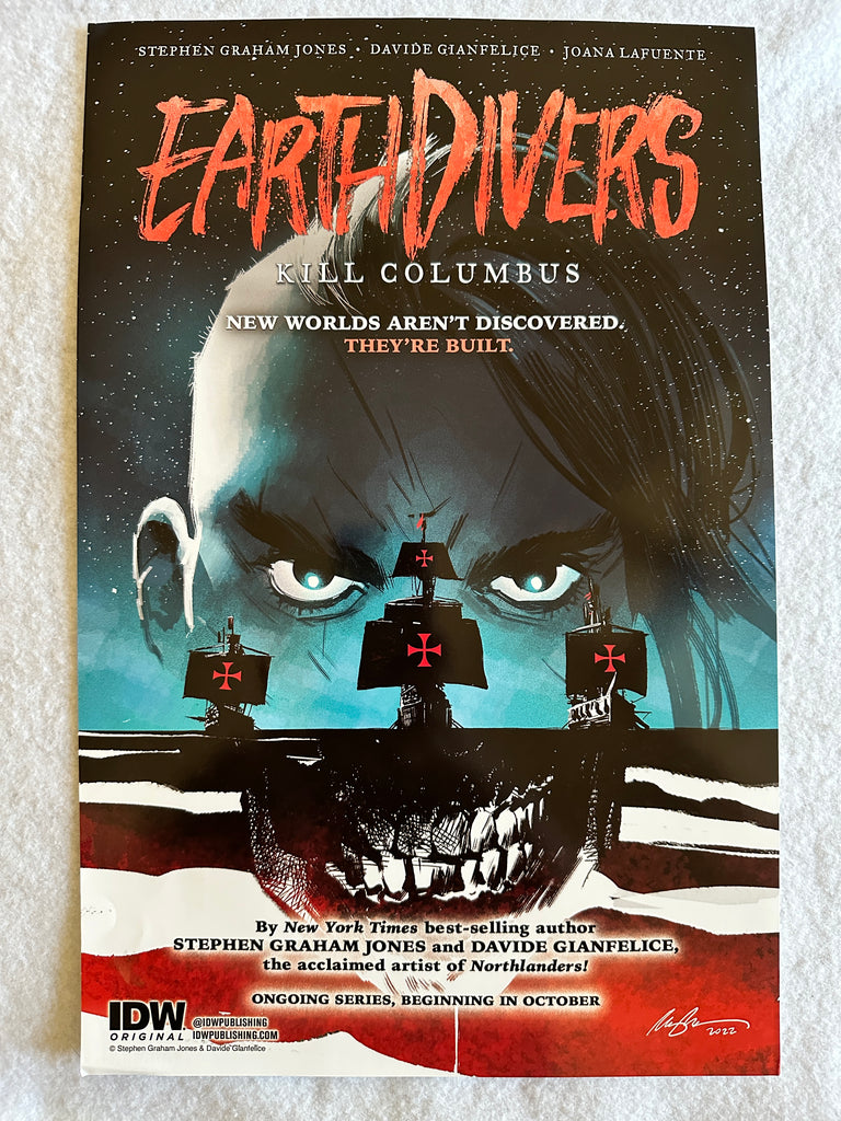 EARTH DIVERS KILL COLUMBUS - 11"X17" Original Book Poster 2022 NYCC ...