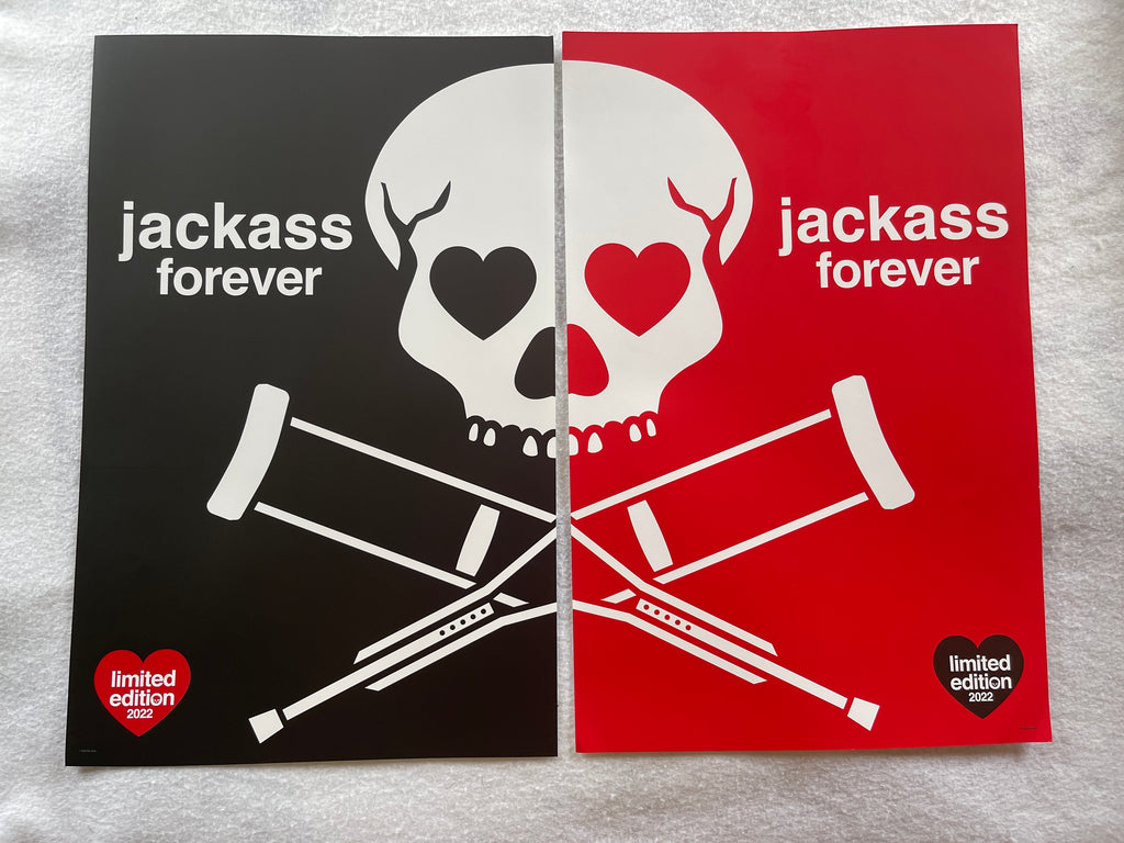 JACKASS FOREVER - SET of 2 - 11"x17" Original Promo Movie Posters 2022 ...