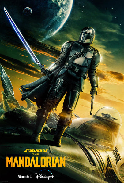 THE MANDALORIAN - 27"x40" D/S Original TV Poster One Sheet DISNEY+ ...