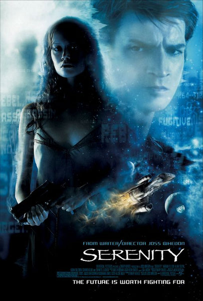 SERENITY - 11"x17" Original Promo Movie Poster Joss Wedon 2005 Nathan ...